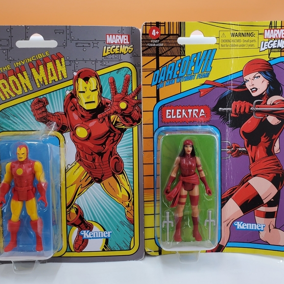 Marvel | Toys | Marvel Legends The Invincible Iron Man And Elektra 375 ...